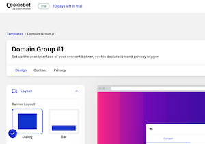 The Cookiebot CMP Privacy trigger – Cookiebot Support