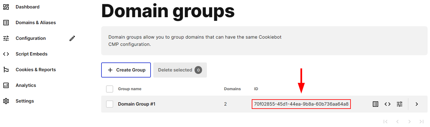Your CBID or Domain group ID, and where to find it – Cookiebot Support