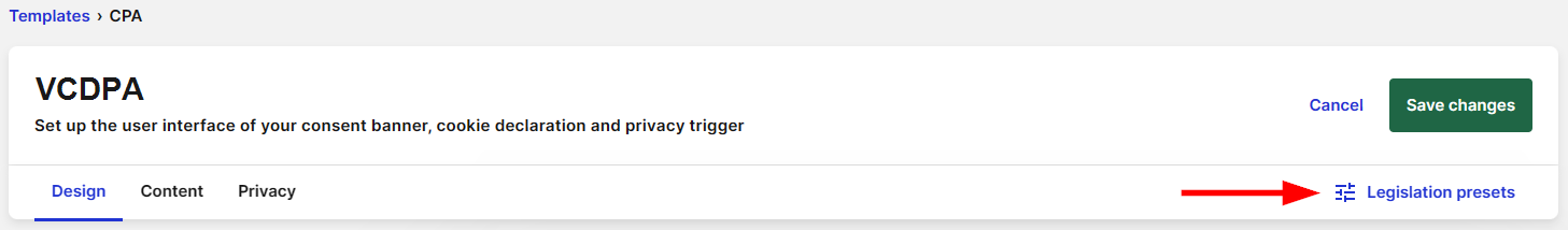 Using Cookiebot for VCDPA compliance – Cookiebot Support