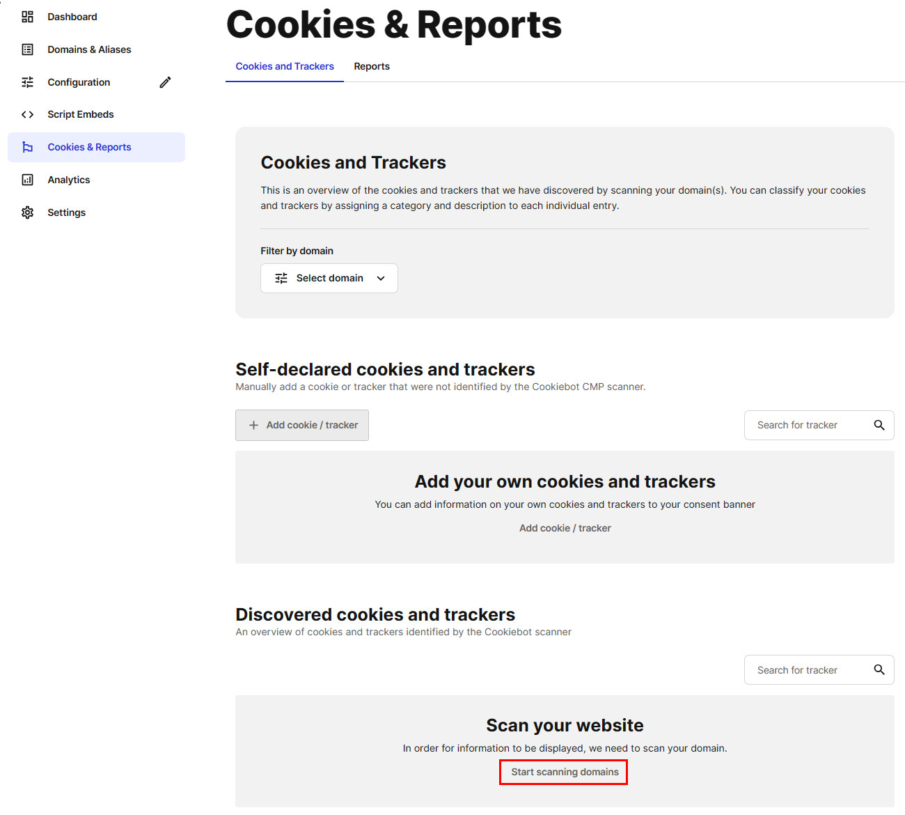 Using a GDPR compliant banner – Cookiebot Support