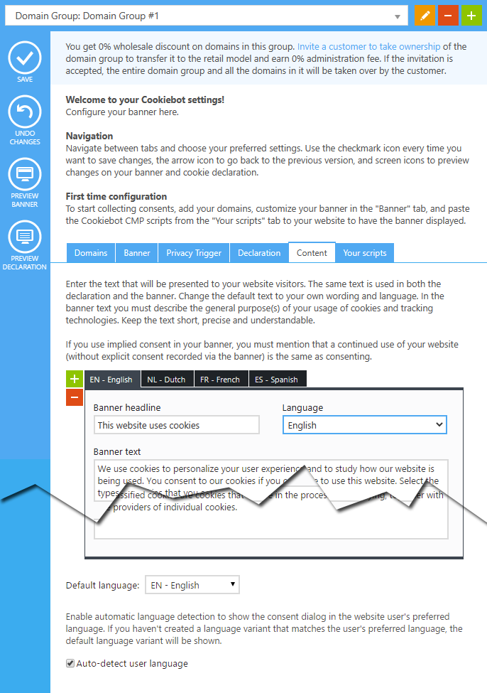 Getting started - the extended version – Cookiebot Support