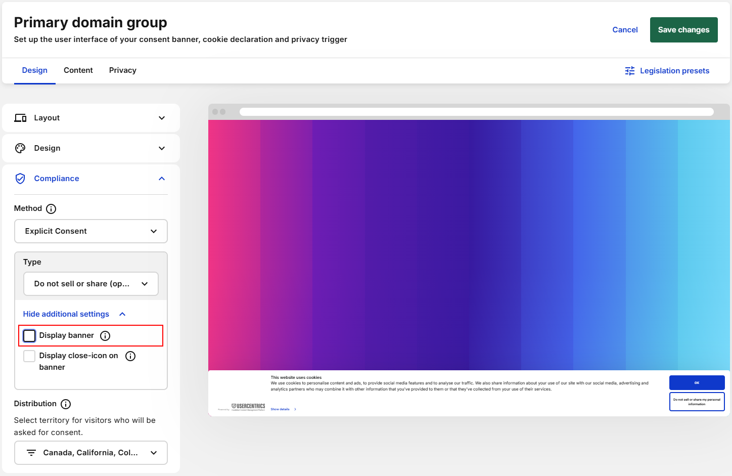 Using Cookiebot CMP for CCPA/CPRA compliance – Cookiebot Support