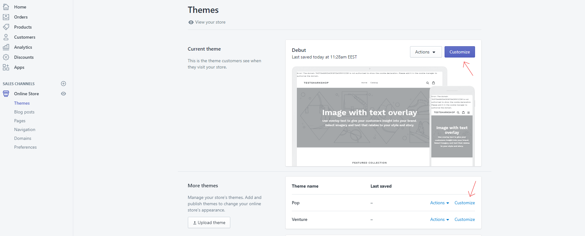 Shopify installation – Cookiebot Support
