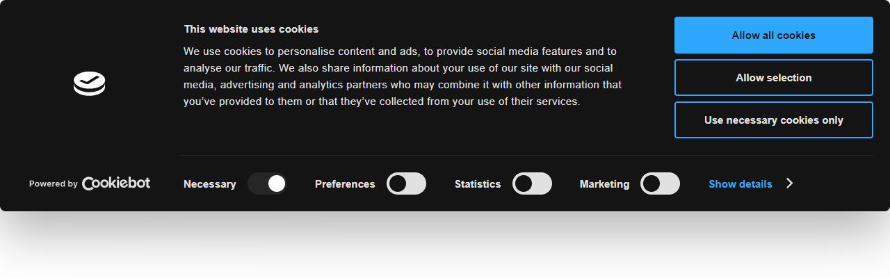 Configuration of the Swift banner – Cookiebot Support