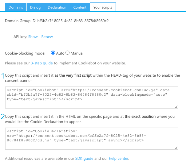 Getting started - the extended version – Cookiebot Support